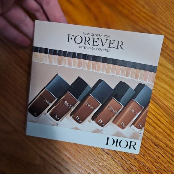 Dior | Makeup | Dior New Generation Forever Foundation Sample Card N 2n 3n 4n 5n 6w 7w 8n 9n ...